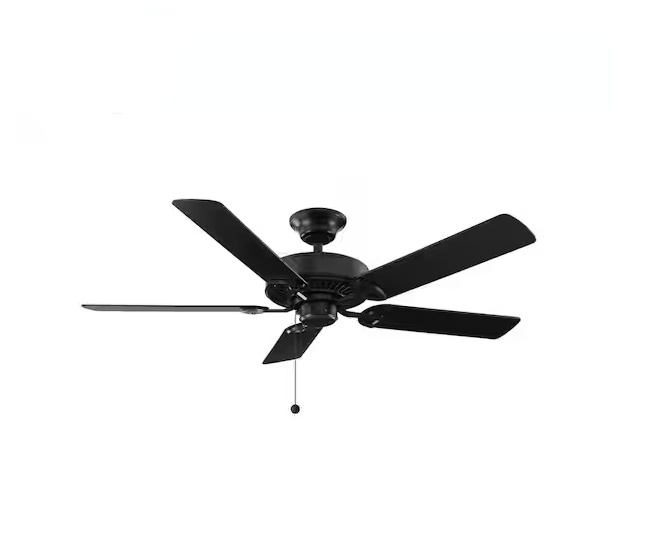 Hampton Bay - Farmington 52 in. Indoor Natural Iron Ceiling Fan ...